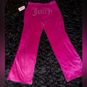 Juicy Couture | Intimates & Sleepwear | Juicy Couture Pink Bling Pants ...
